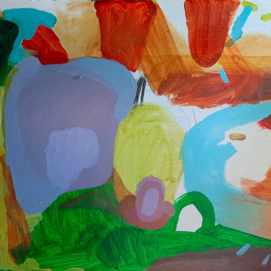 Painting a square study – Georgina Harris